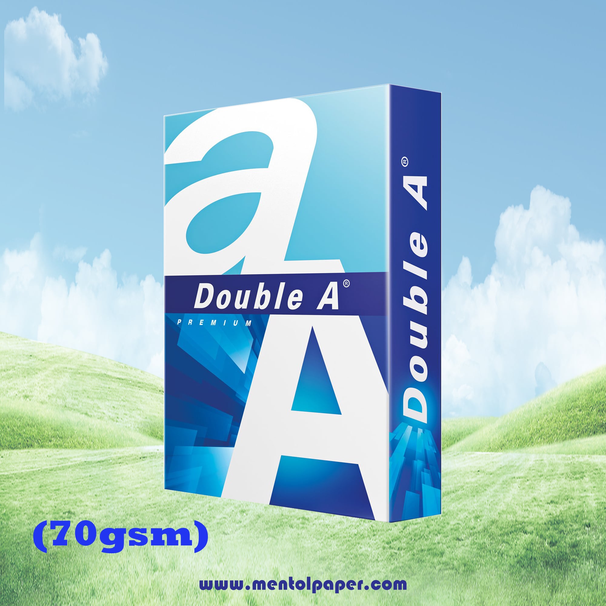 A4 DOUBLE A 70GSM 500’S – Mentol Paper