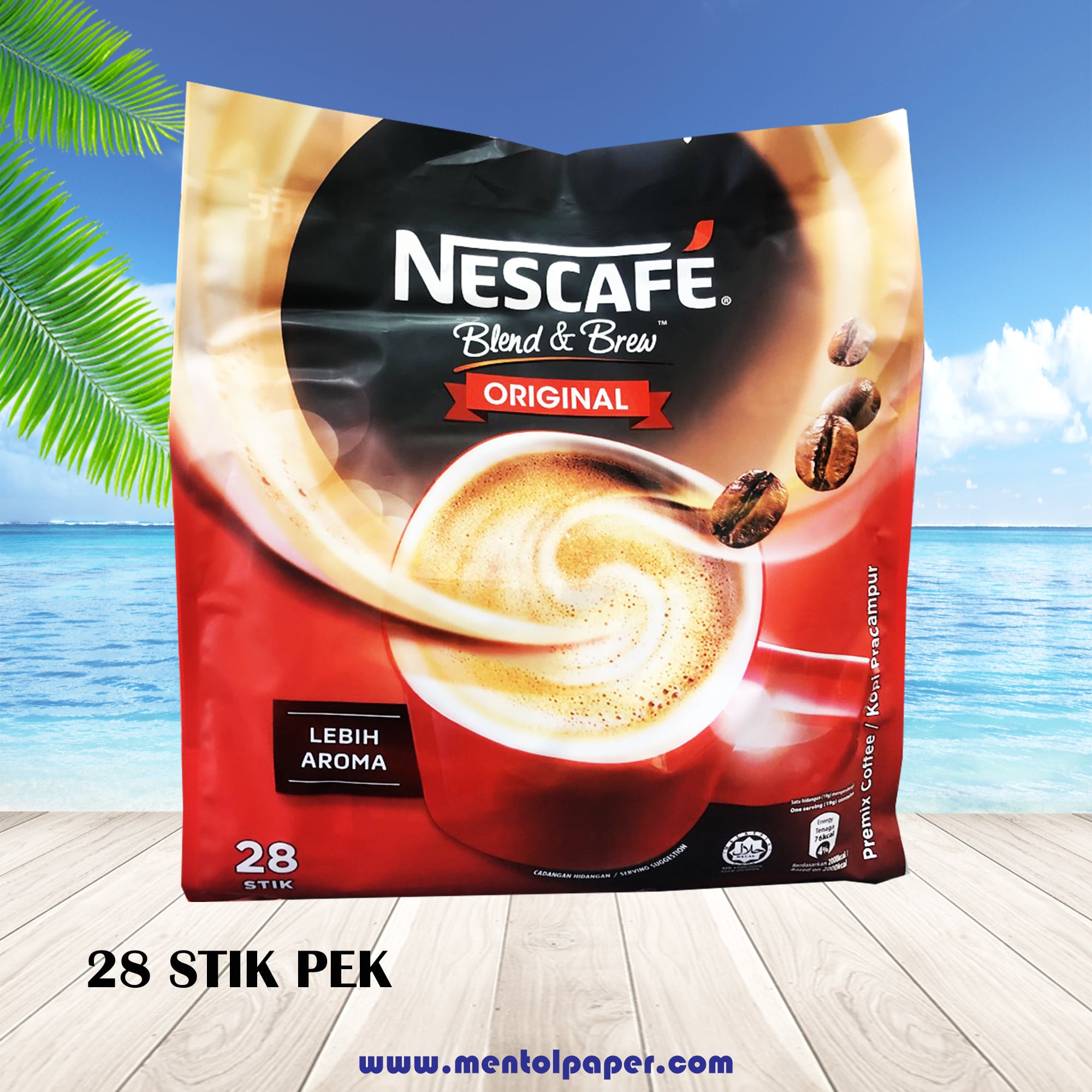 NESCAFE BLEND & BREW ORIGINAL (28 STIK) – Mentol Paper